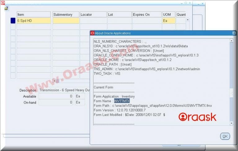 How to find SQL query behind LOV in oracle apps R12 - Oraask