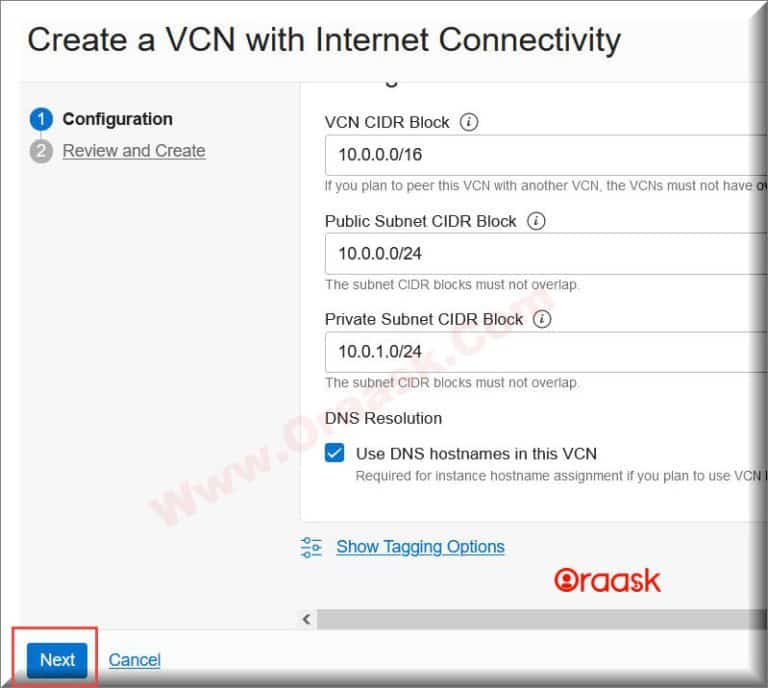 How To Create Vcn In Oci Step By Step Oraask